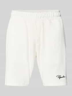 Pegador Shorts in Ripp-Optik mit Label-Stitching Modell SIGNAR