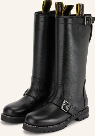 Fendi Biker Boots schwarz