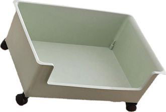 Artibetter Mobiler Aufbewahrungsbehälter mit Rädern Großer unter Schreibtisch Vielseitiges Bücherregal für Büro Zuhause und Studentenwohnheim Einfache Reinigung 