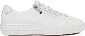 Rieker Sneakers aus Stoff L59L1-83 Wei&szlig;