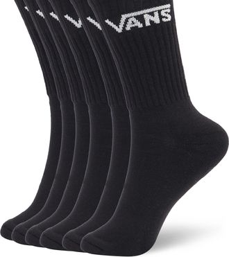 Vans Herren Crew Socken Schwarz S, Schwarz, S