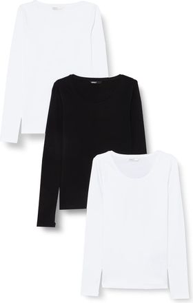 Only Onllive Love New GE LS O-Neck TOP JRS