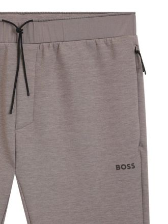 HUGO BOSS Sweathose BOSS Men Green grau,Freizeit,Polyester,Unifarben,Relaxed Fit,Mittel