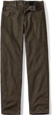 Lands End Stretch-Denim Jeans mit Komfortbund und Flanellfutter, Classic Fit, Herren, Gr&ouml;&szlig;e:48-50 81 regular, Braun, Baumwoll-Mischung, by Lands End