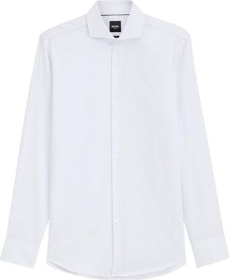 HUGO BOSS Chemise ONE Slim-Fit en coton Oxford infroissable - Homme - Chemises - Blanc - Taille: XL