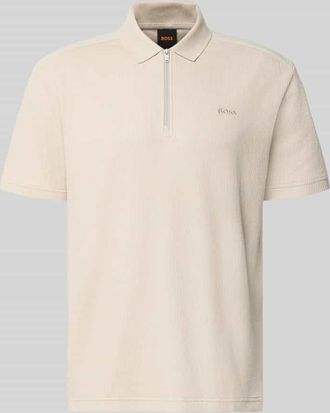 Boss Orange by Hugo Boss Regular Fit Poloshirt aus reiner Baumwolle Modell Pe_RibNylon