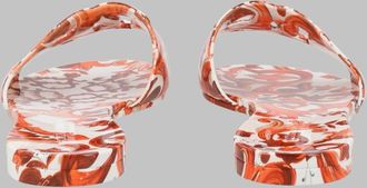 Dolce & Gabbana TPU Slide Sandals - Orange