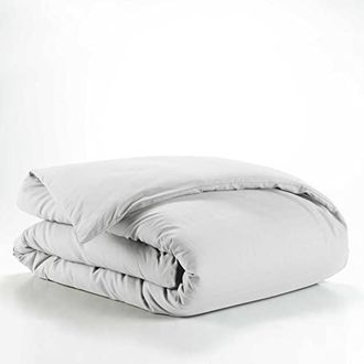 Douceur d'Int&eacute;rieur Lina Bettbezug, 140 x 200 cm, 100% Baumwolle, Wei&szlig;