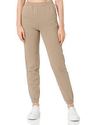 Jack & Jones Womens JXABBIE HW REL Every Brush Pants NOOS Hose, Brindle/Print:White Logo, M