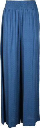Attic and Barn Femme, Pantalons, Bleu, Taille: 44 FR Pantalone Largo