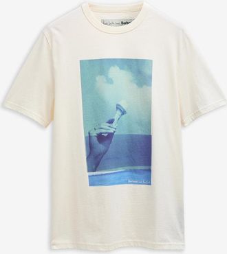 Barbour Paul Smith loves Barbour T-Shirt mit Motiv-Print in
