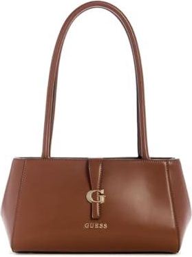 Guess Sac femme Carrie shoulder satchel cognac BS26GU84 VG989608 Dimensions du sac: PETIT