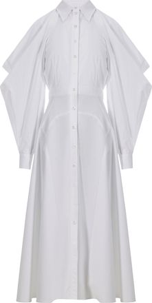 Alexander McQueen Robe longue en coton