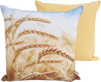 CB Home & Style Outdoor Garten Kissen Wasserabweisend Wasserfest 45 x 45 cm mit F&uuml;llung (Kornfeld1)