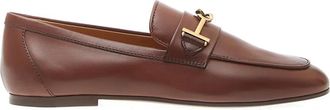 Tod's Leather Moccasin Leather Clamp - Gr. 36,5 (EU) - in Braun