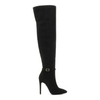 Kazar Femme, Chaussures, Noir, Taille: 41 EU Cuissardes en daim sur un talon aiguille haut.Ce produit taille petit