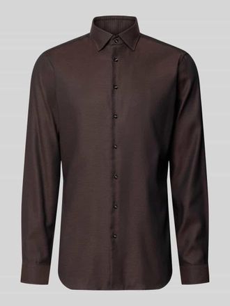 Christian Berg Slim Fit Business-Hemd mit Kentkragen