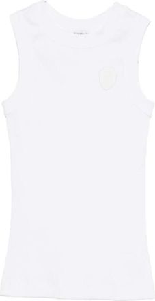 Brunello Cucinelli Femme, Tops, Blanc, Taille: 42 FR D&eacute;bardeur c&ocirc;tel&eacute; avec d&eacute;tail &eacute;cusson