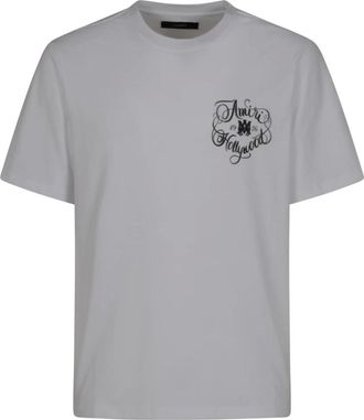 Amiri Homme, Tops, Blanc, Taille: XL Hollywood Tee