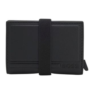 HUGO BOSS Coffret cadeau porte-cartes et porte-&eacute;tiquette de suivi - Homme - Accessoires - Noir - Taille: ONE Size