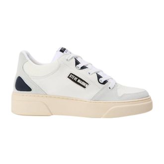 Steve Madden Kingpin Schuhe f&uuml;r Herren, Zum Schn&uuml;ren, Flach (Wei&szlig;/Marine)