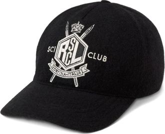 Ralph Lauren Collection casquette à blason à logo - Noir