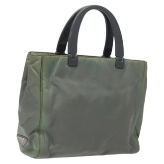 Prada Sac cabas vintage Pre-owned - Femme - Pre-owned - Vert - Taille: ONE Size