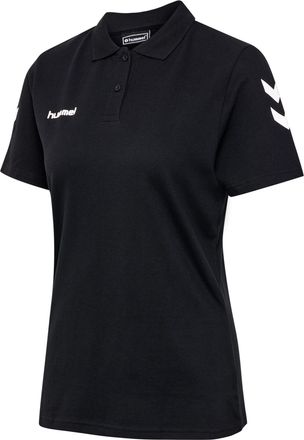 Hummel Damen Hemd HMLGO Cotton Polo, Schwarz, M, 203522-2001