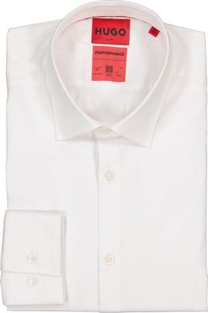 HUGO BOSS Herren Hemd wei&szlig; Slim Fit