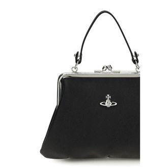 Vivienne Westwood Granny Top Handle Bag - Black