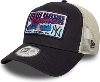 New Era A-Frame Trucker Cap - MLB Patch New York Yankees
