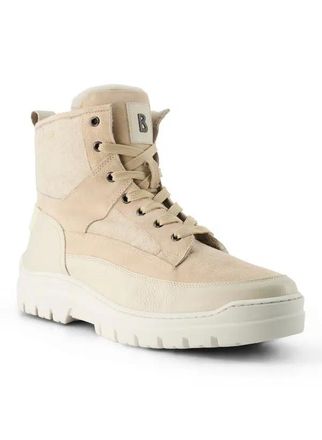 Bogner Herren Schn&uuml;rboots beige Glattleder