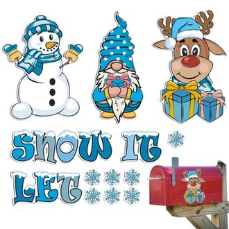 Generico Weihnachtsmagnete für Kühlschrank, Kühlschrankmagnete mit Weihnachtsthema, dekorative Magnete für Kühlschrank, Garage, Schränke, Spülmaschine, magneti