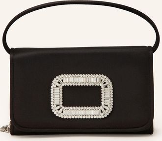 Roger Vivier Micro Bag Pilgrim schwarz