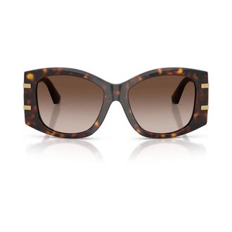 Dolce & Gabbana unisex, Accessoires, Brun, Taille: 54 MM Lunettes de soleil Papillon