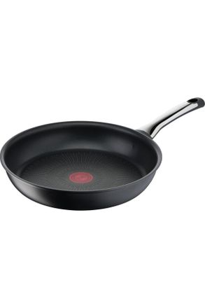 T-fal Bratpfanne Excellence, Schwarz, Metall, rund, backofengeeignet, antihaftbeschichtet, Kochen, Pfannen, Bratpfannen