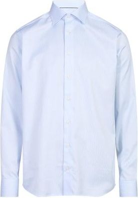 Eton Chemise droite col classique ray&eacute;e en coton