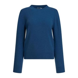 Semper Rundhals-Kaschmirpullover - - Knitwear - Damen - Blau - M