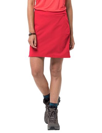 Jack Wolfskin Damen Hilltop Trail Skort W Rock, Tulip Red, 44 EU