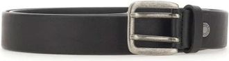 Gianni Chiarini Homme, Accessoires, Noir, Taille: ONE Size Leather Belt