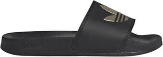 adidas Originals Femme Adilette chaussures lifestyle, Noir Noir Or Mat, 42 EU