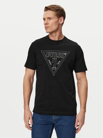 Guess T-Shirt M6GI15 K3008 Schwarz Regular Fit