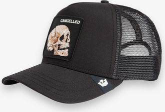 Goorin Brothers Trucker Cap The Cancelled Skull Void Black Schwarz, Size:OneSize