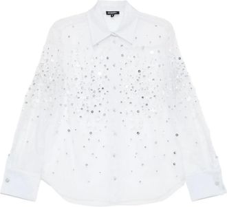 Retrof&ecirc;te Femme, Blouses et Chemises, Bleu, Taille: 38 FR Camicia Eugenia