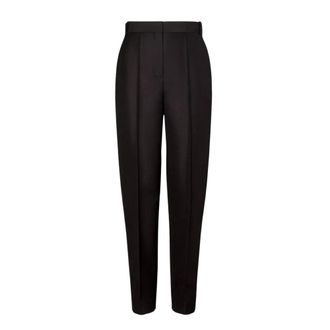 Tory Burch Schwarze High-Waist-Hose - - Trousers - Damen - Schwarzk - XS