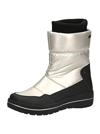 Caprice Femme Végétalien Bottine, Blk Plain Comb, 42 EU