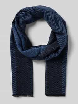 Christian Berg Schal aus Viskose im Allover-Look