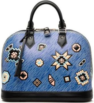 Louis Vuitton Pre-owned Denim Aztec Alma PM - Femme - Pre-owned - Bleu - Taille: ONE Size