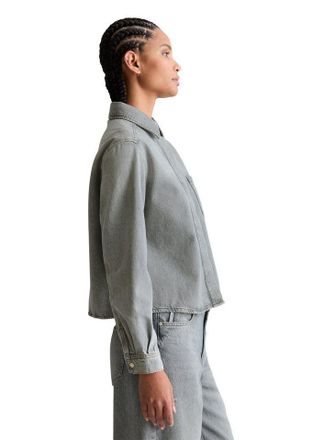 Marc O'Polo Denim Jeansbluse aus Rigid Denim
