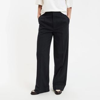 La Redoute Collections Pantalon Large &Agrave; Rayures Tennis